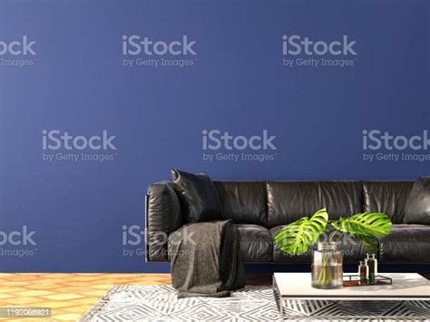 클래식 블루 컬러 트렌드 20203d 렌더링 3d 일러스트레이션을위한 인테리어 디자인 2020년에 대한 스톡 사진 및 기타