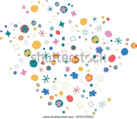Cute Sprinkles Decoration Party Stars Sparks Stock Vector Royalty Free 2243140661 Shutterstock
