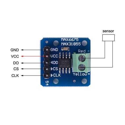 Max31855 Thermocouple Module Dc 3v 5v Temperature Sensor