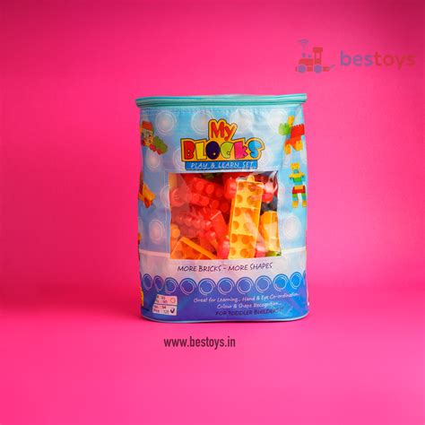 My Blocks 120 Pieces More Bricks And More Shapes Play And Learn Set