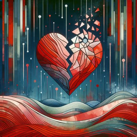 Overcoming Heartbreak Abstract Art Representation Ai Art Generator