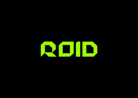 visual identity design roid tech on behance