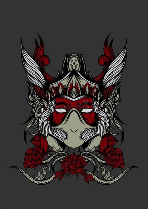 Java Culture Mask Illustration Vector Stock Vector Illustration Of Face Clip 296165318