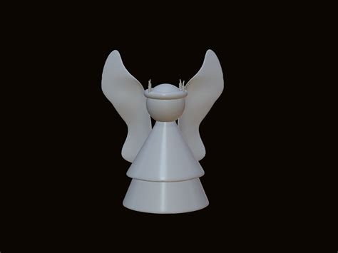 Free Stl File Xmas Angel・object To Download And To 3d Print・cults