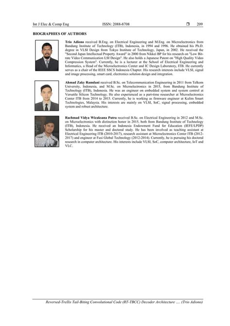 Reversed Trellis Tail Biting Convolutional Code Rt Tbcc Decoder