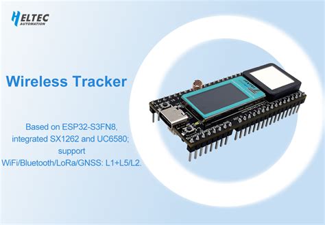 Wireless Tracker Esp32s3 Sx1262 Gps Lora Node Meshtastic And Lorawan Compatible Heltec