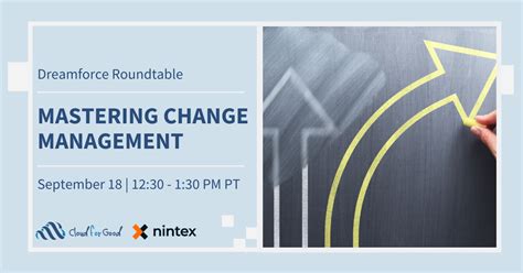 Dreamforce Roundtable: Mastering Change Management: Effective ...