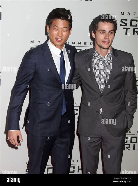 New York New York Usa 15th Sep 2015 Actors Ki Hong Lee And Dylan Obrien Attend The New