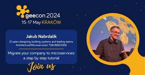 geecon on linkedin witness monoliths transform into microservices with