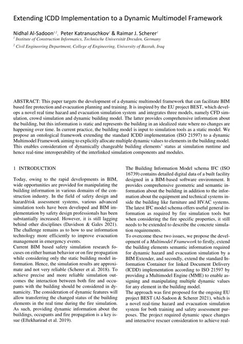 Pdf Extending Icdd Implementation To A Dynamic Multimodel Framework