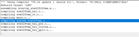编译keil5 using compiler v5 05 update 2 build 169 folder d