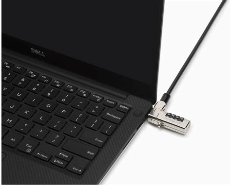 Kensington Slim N17 Combination Laptop Lock Wedge Shaped Slots Touch Lock Head Carbon Steel