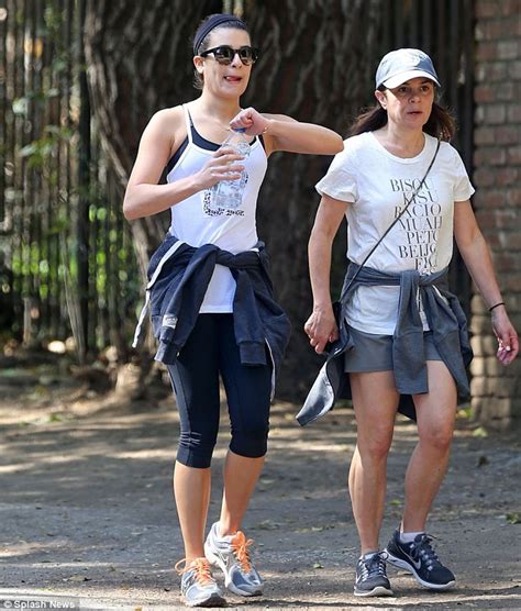 Lea Michele Bonds With Her Mother On Morning Hike Daily Mail Online