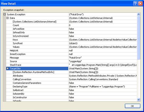 How To View Exception Trace In Winform Stack Overflow
