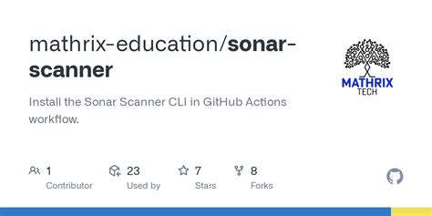 github mathrix education sonar scanner install the sonar scanner cli
