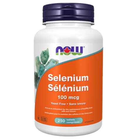 Buy Now Selenium 100mcg Yeast Free 250 Tablets Online Natures Source