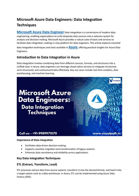Azure Data Engineer Course Azure Data Engineer Training In Hyderabad Pdf
