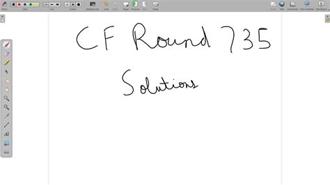 Codeforces Round 735 Solutions Youtube