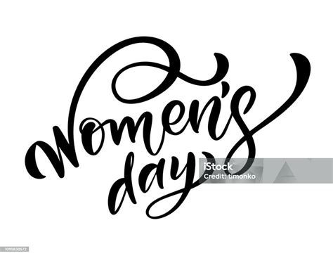 서 예 구 여자 하루입니다 벡터 손으로 그린 글자입니다 고립 된 여자 그림입니다 휴일 스케치에 대 한 낙서 디자인 카드 3월에