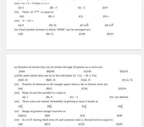 The Point Which Does Not Lie In The Half Plane 5x6y−30≤0 Is A00 B