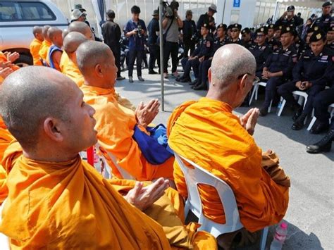 Thailand Buddhist Monastery Sex Scandal 9 Monks Expelled ₹102 Crore Extortion Photos Videos