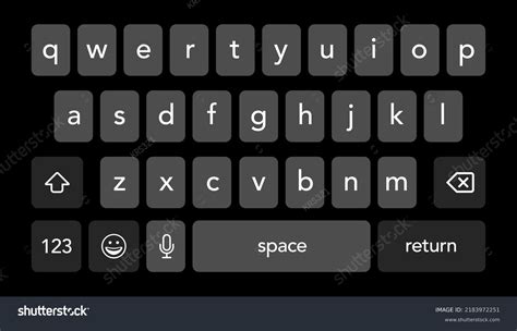 Qwerty Keyboard Layout Vector