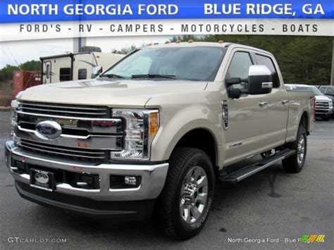 2017 White Gold Ford F250 Super Duty Lariat Crew Cab 4x4 118221196