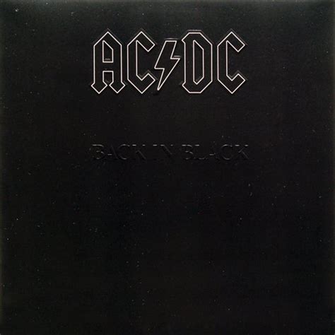 Ac Dc Back In Black Mr Vinyl