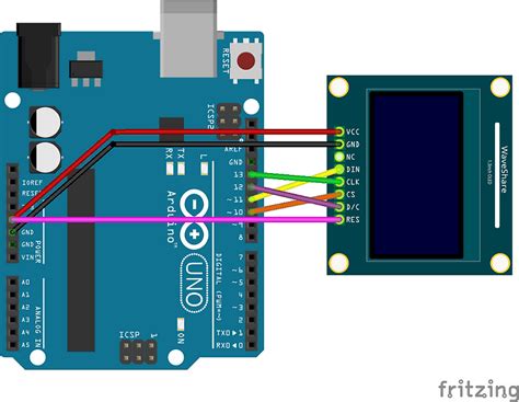 아두이노 oled spi 4wire를 hw로 연결 사용하기