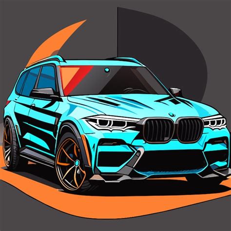 Premium Vector Bmw X5 Fullbody Vector Illustration