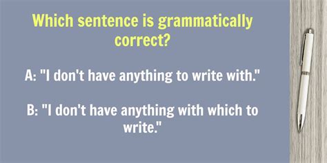 Can You End A Sentence With A Preposition Inpression Editing