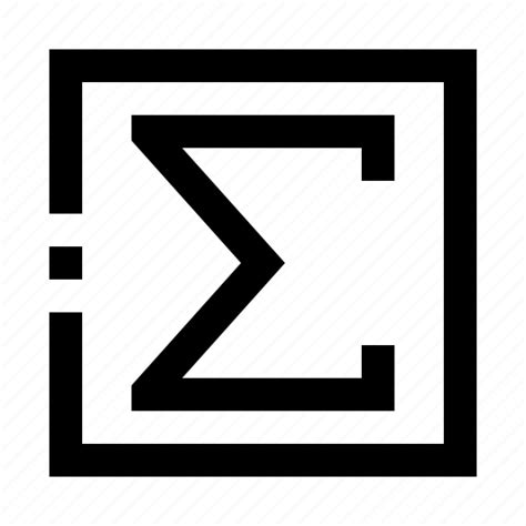 Sigma Summation Sum Total Symbol Mathematics Calculation Icon Download On Iconfinder