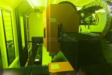 High Precision CNC Laser Stock Photo Image Of Machine 69656838