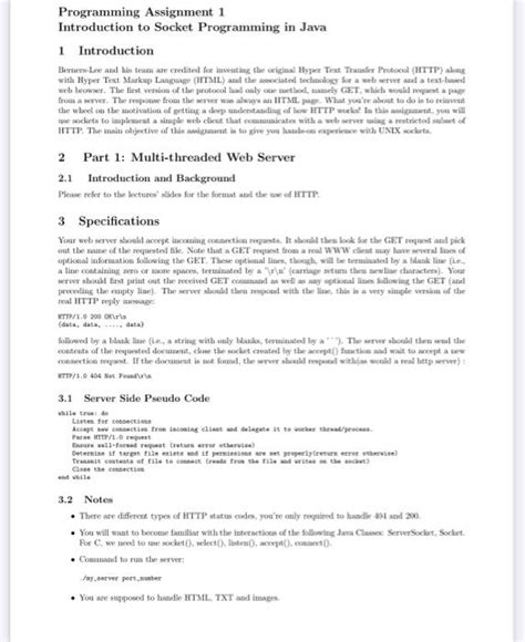 solved programming assignment 1 introduction to socket