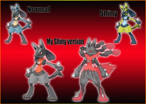 Lucario Alternate Shiny Form By Krysfunpkm On Deviantart