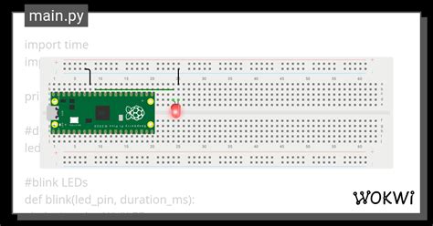 Flashing Lights Wokwi ESP32 STM32 Arduino Simulator