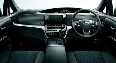 New Toyota Estima Hybrid Cockpit Picture Driver View Photo And