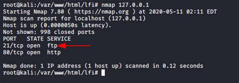 Ftp Log Poisoning Through Lfi Secnhack