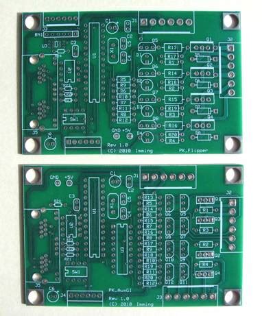 Multiple Printed Circuit Boards On An ExpressPCB Panel