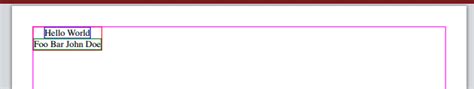 simple flex with fit content looks different in browser printing pdf