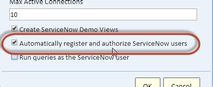 Configuring A ServiceNow Data Source Explore Analytics The Wiki