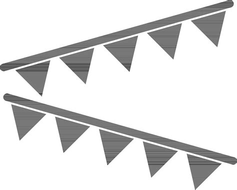 Black Bunting Flags 24337120 Vector Art At Vecteezy