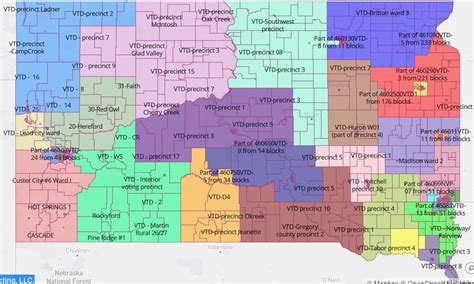 Sd County Map With Cities
