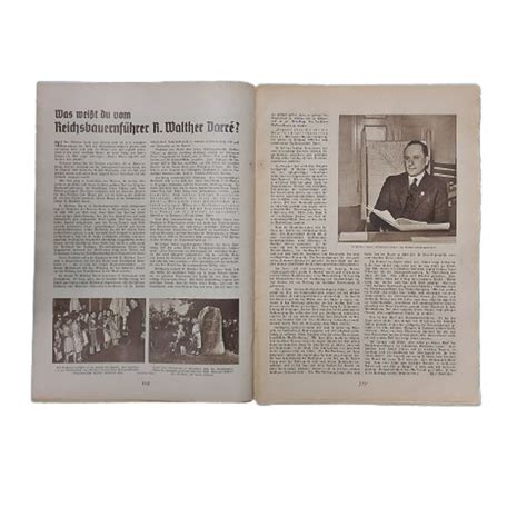 Ww2 German Hilf Mit Magazine Issue 12 September 1937 Canadian