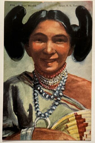 A Hopi Maiden Native American Vintage Postcard 4844072497