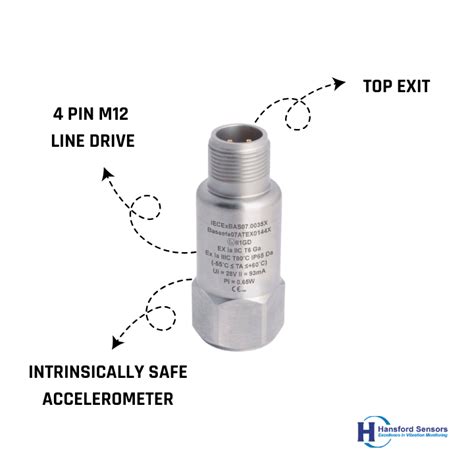 Hs 107i Ms Line Drive Intrinsically Safe Accelerometer