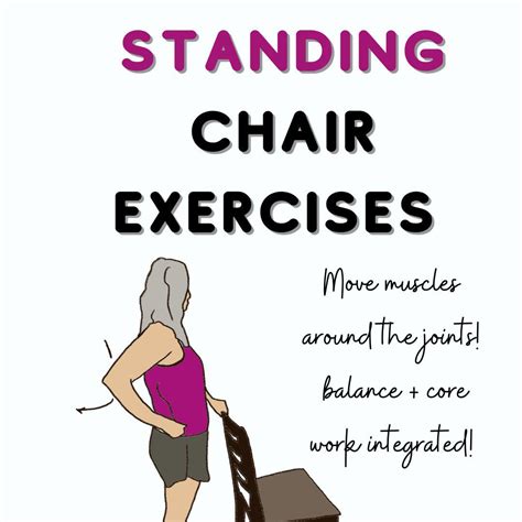Standing Mobility Exercises For Senior Mobility Chair Workout Balance