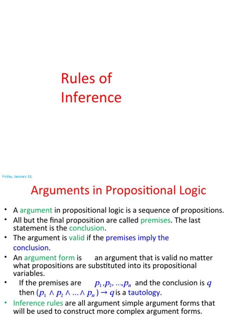 rule of inference pdf