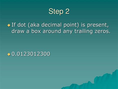 significant figures box and dot method ppt download