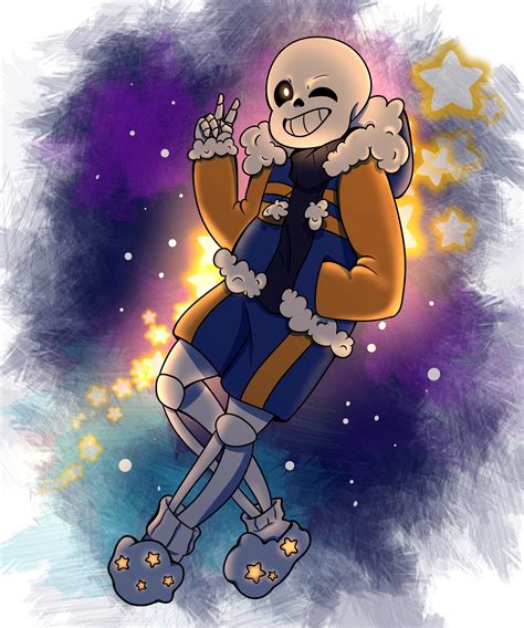 Outertale Sans A Little Fanart I Did I Hope Fanart Is Allowed Here